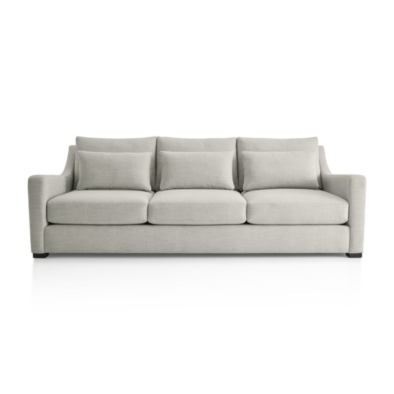 Verano II 102 Grande Slope Arm Sofa Crate and Barrel Havenly