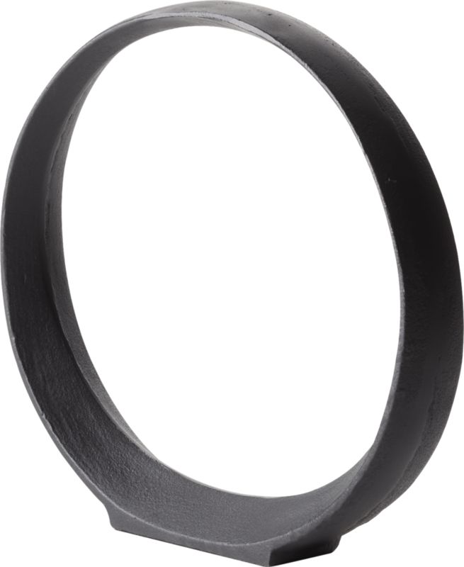Large Metal Ring Sculpture - CB2 | Havenly