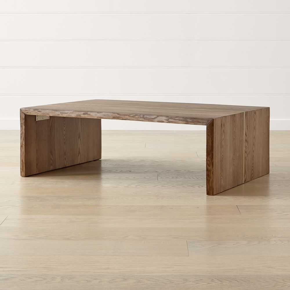 Montana Live Edge Coffee Table - Crate and Barrel | Havenly