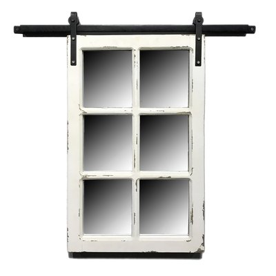 Emi Six Pane Window Design Accent Mirror - Wayfair | Havenly