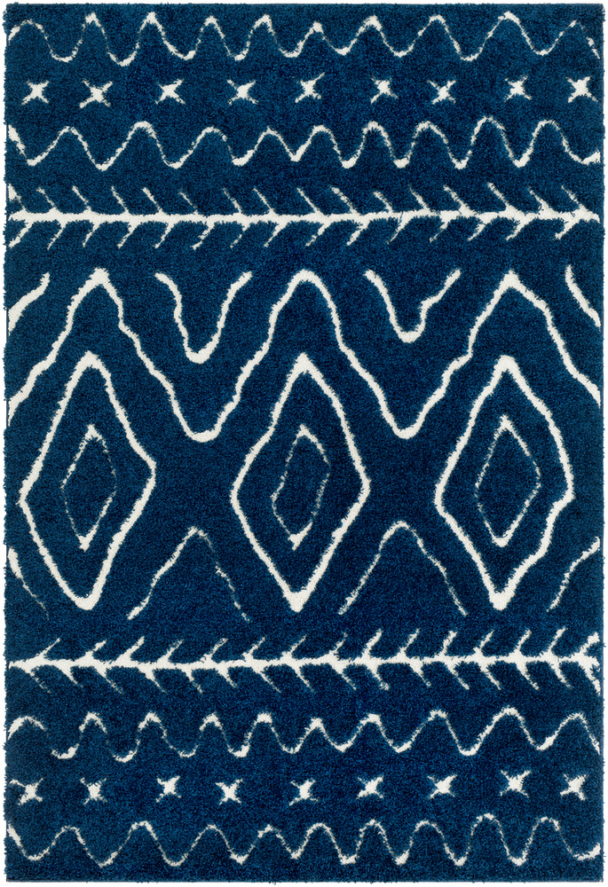 Cut & Loop Shag - 5'3" x 7'3" Area Rug - Surya | Havenly