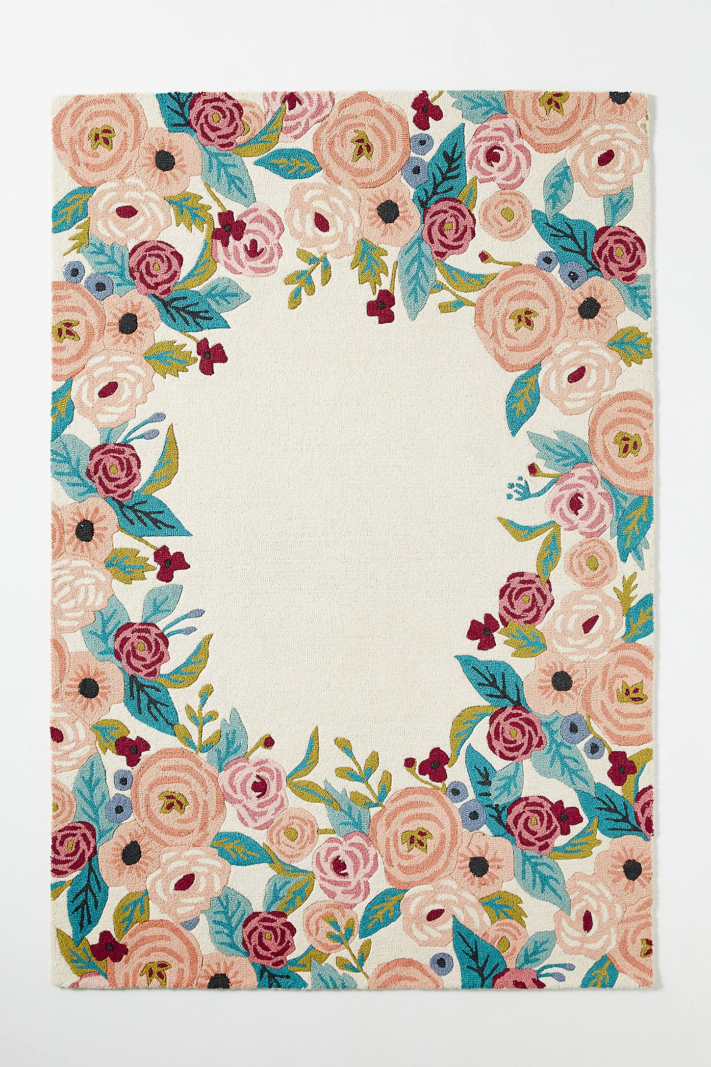Rifle Paper Co. x Loloi Les Fleurs Lourdes Rug - Anthropologie | Havenly