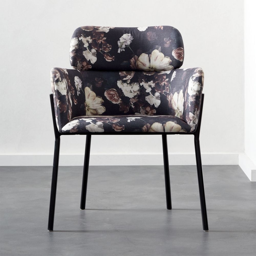 Azalea Floral Dining Chair - CB2 | Havenly
