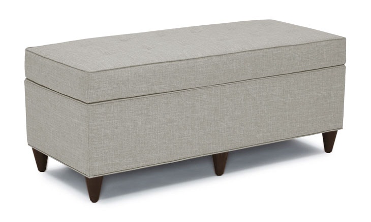 Cammy Mid Century Modern Bench with Storage - Prime Stone - Coffee Bean ...