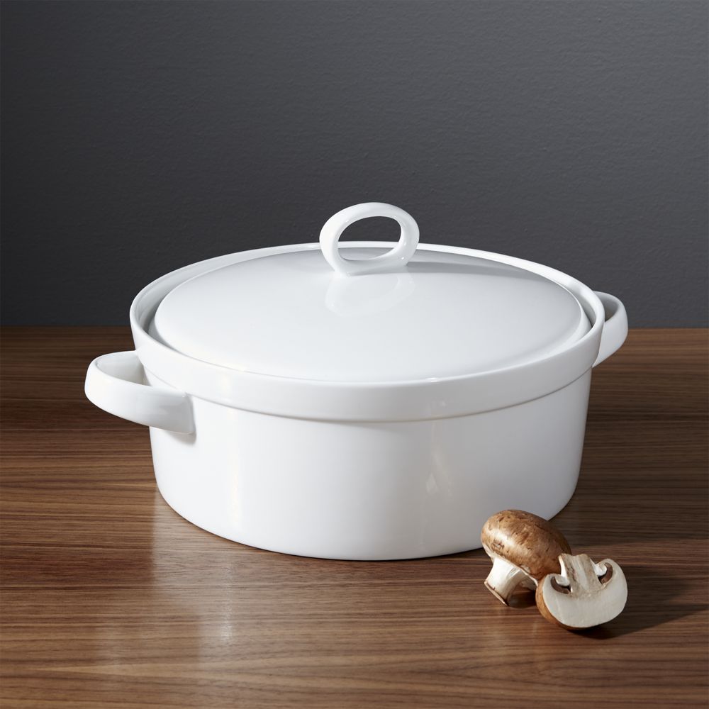 Lucerne 3-Quart Casserole Dish - Crate and Barrel | Havenly