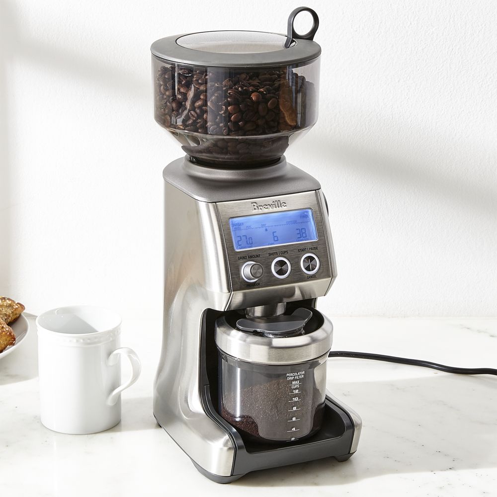 Breville ® Smart Grinder™ Pro Conical Burr Grinder in Stainless Steel ...