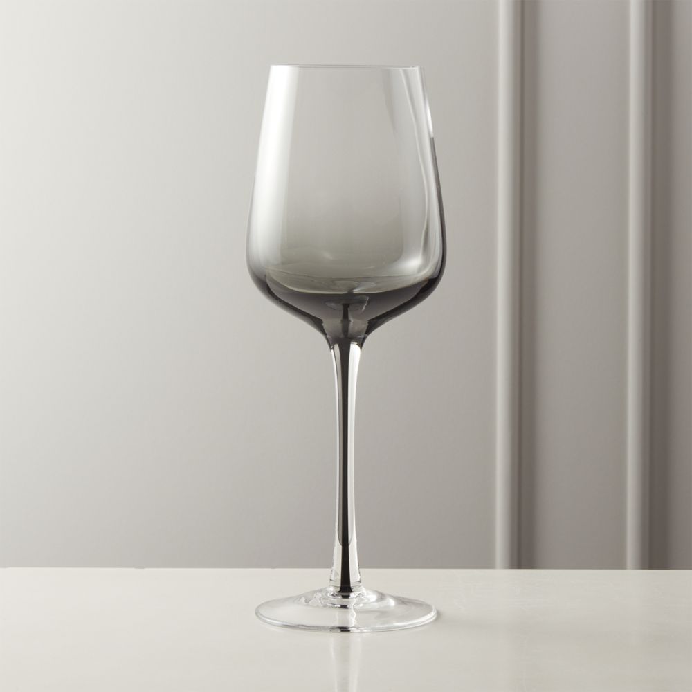 Reina Red Smoke Wine Glass - CB2 | Havenly