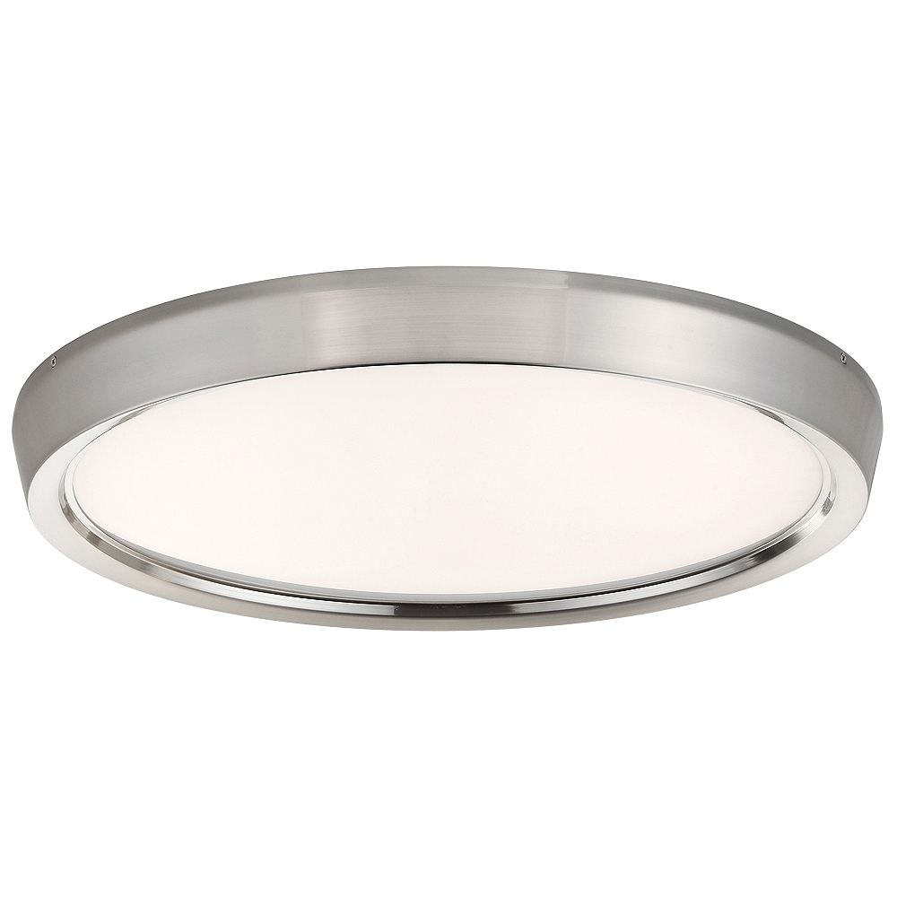 dweLED Planets 22" Wide Brushed Nickel LED Ceiling Light - Style ...