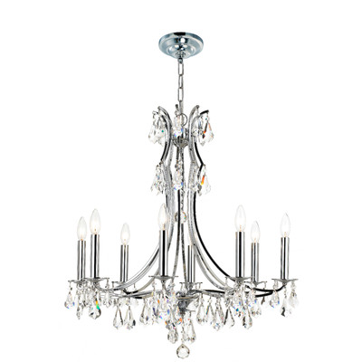 Platinum 8-Light Candle Style Chandelier - Wayfair | Havenly