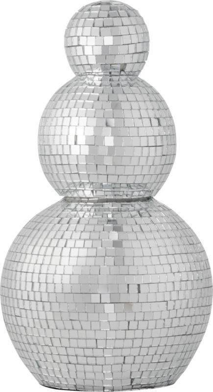Disco Ball Snowman - CB2 | Havenly
