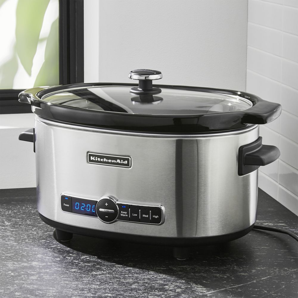 KitchenAid ® 6-Qt. Slow Cooker - Crate and Barrel | Havenly