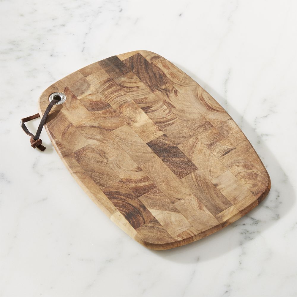 Long End Grain Utility Board - Crate and Barrel | Havenly