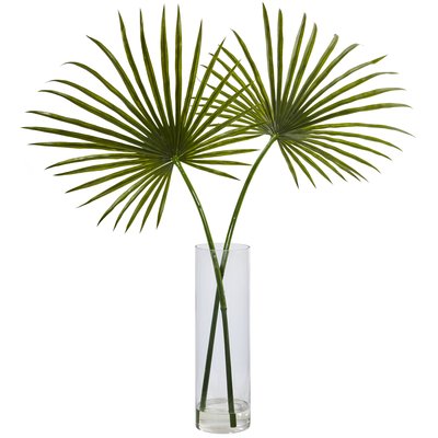 Arrangement Floor Palm Plant in Decorative Vase - Wayfair | Havenly