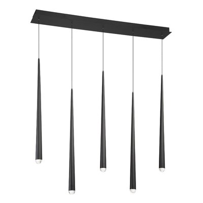 Cascade Linear 5-Light LED Crystal Chandelier - Wayfair | Havenly