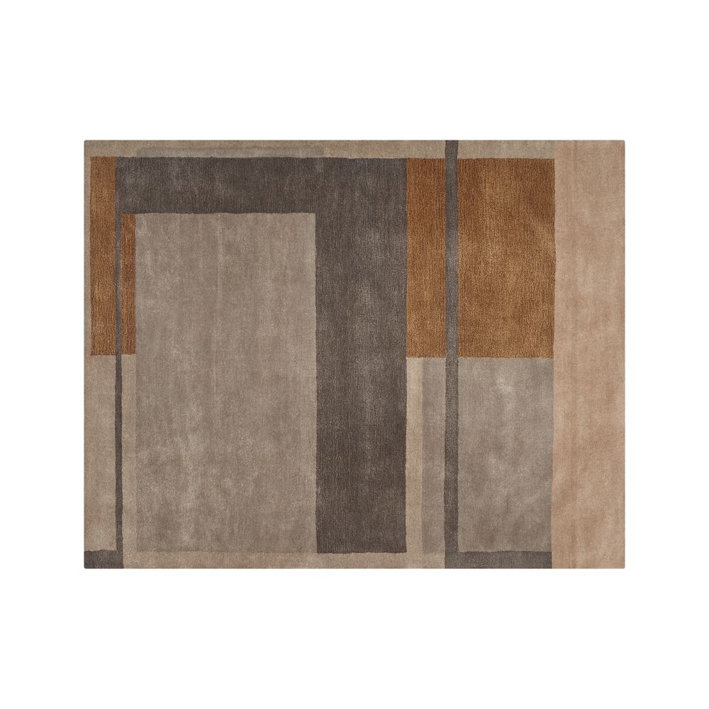 Kirk Color Block Area Rug 8'x10' - Crate and Barrel | Havenly