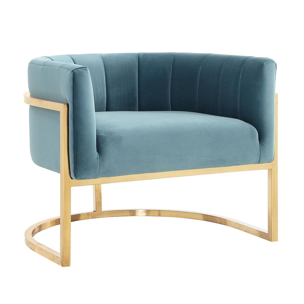 Adaline Sea Anna Chair with Lilly Base - TOV FURNITURE | Havenly