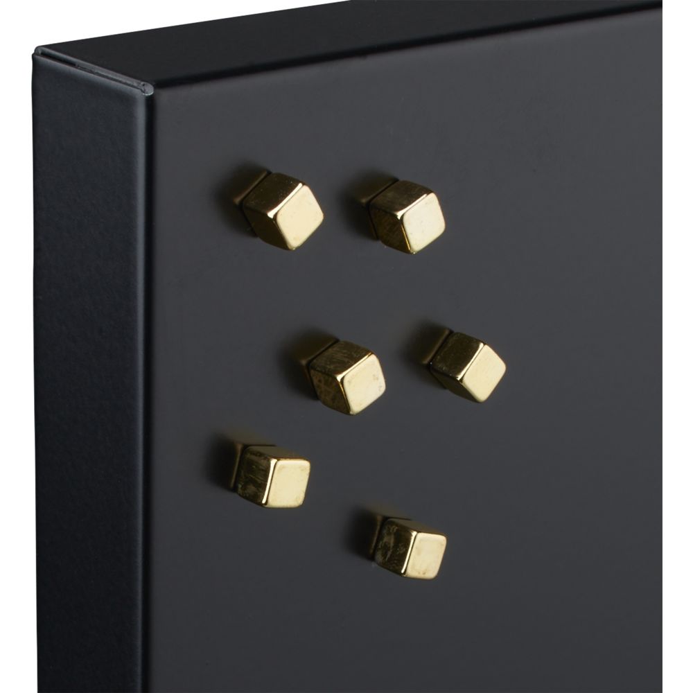 set of 6 mighty gold magnets - CB2 | Havenly