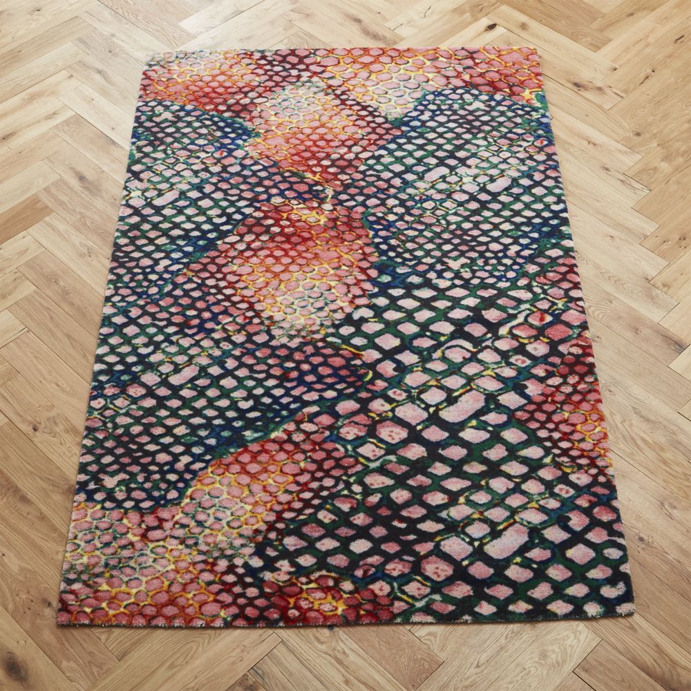 rainbow snake rug 5'x8' - CB2 | Havenly