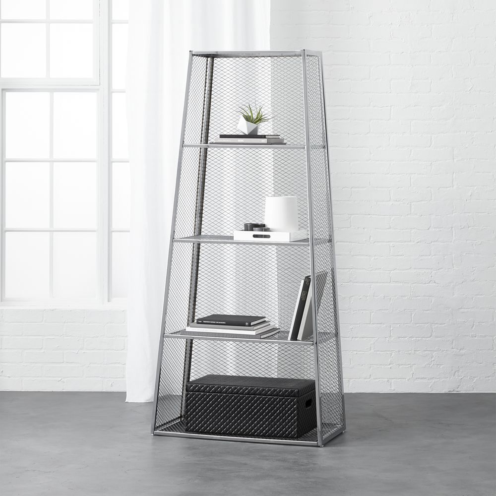 mesh bookcase - CB2 | Havenly