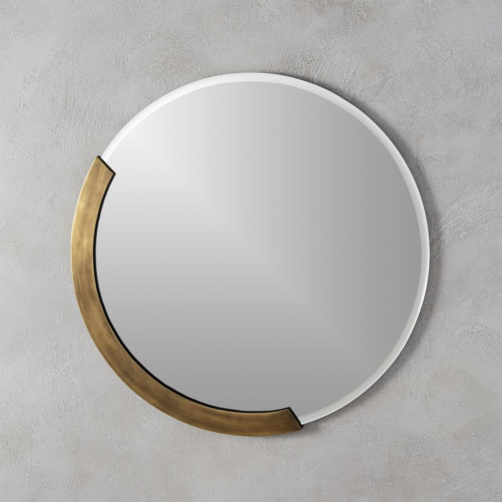 kit 24" round mirror - CB2 | Havenly