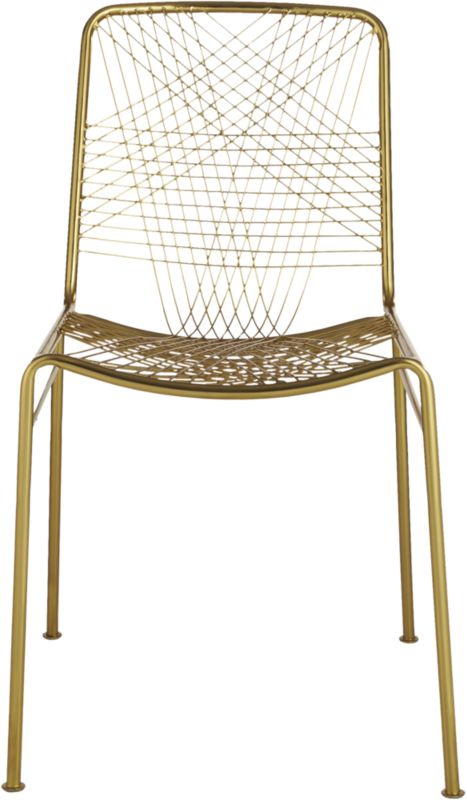 Alpha brass chair store