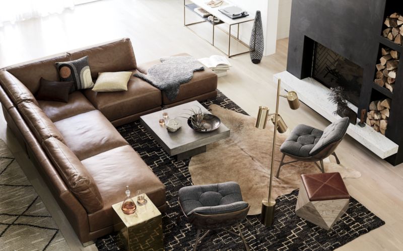 Cb2 element cement coffee table store