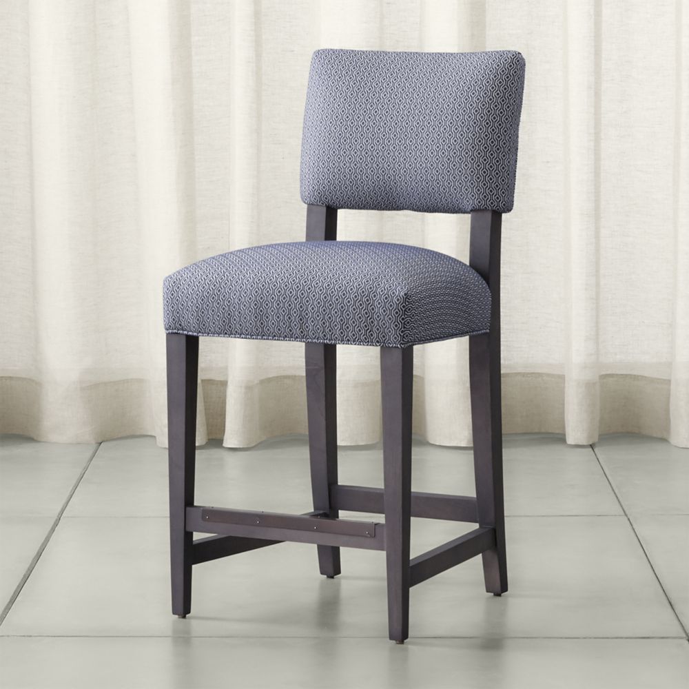 Cody Upholstered Counter Stool - Crate and Barrel | Havenly