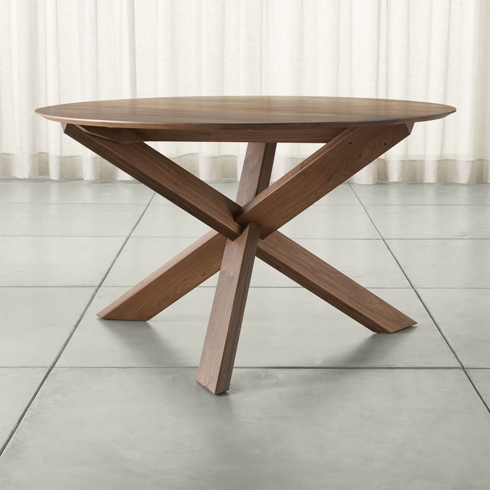 Apex 51" Round Dining Table - Crate and Barrel | Havenly