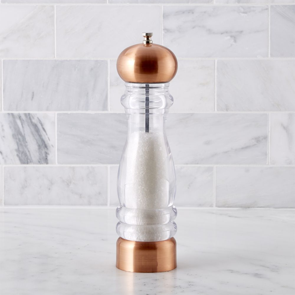 Olde Thompson Copper Salt Mill - Crate and Barrel | Havenly