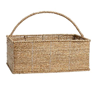 Gold Changing Table Diaper Caddy - Pottery Barn Kids | Havenly