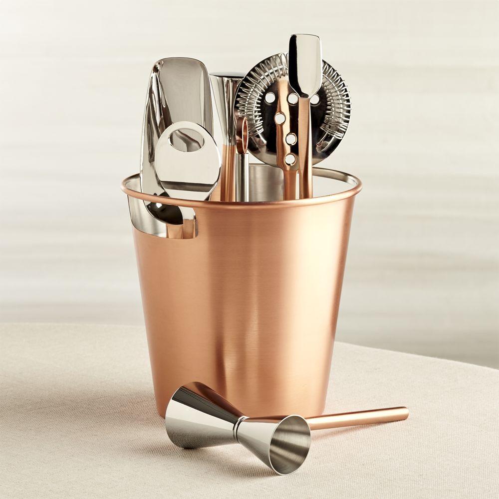 Bar Tool Set Copper - Crate and Barrel | Havenly