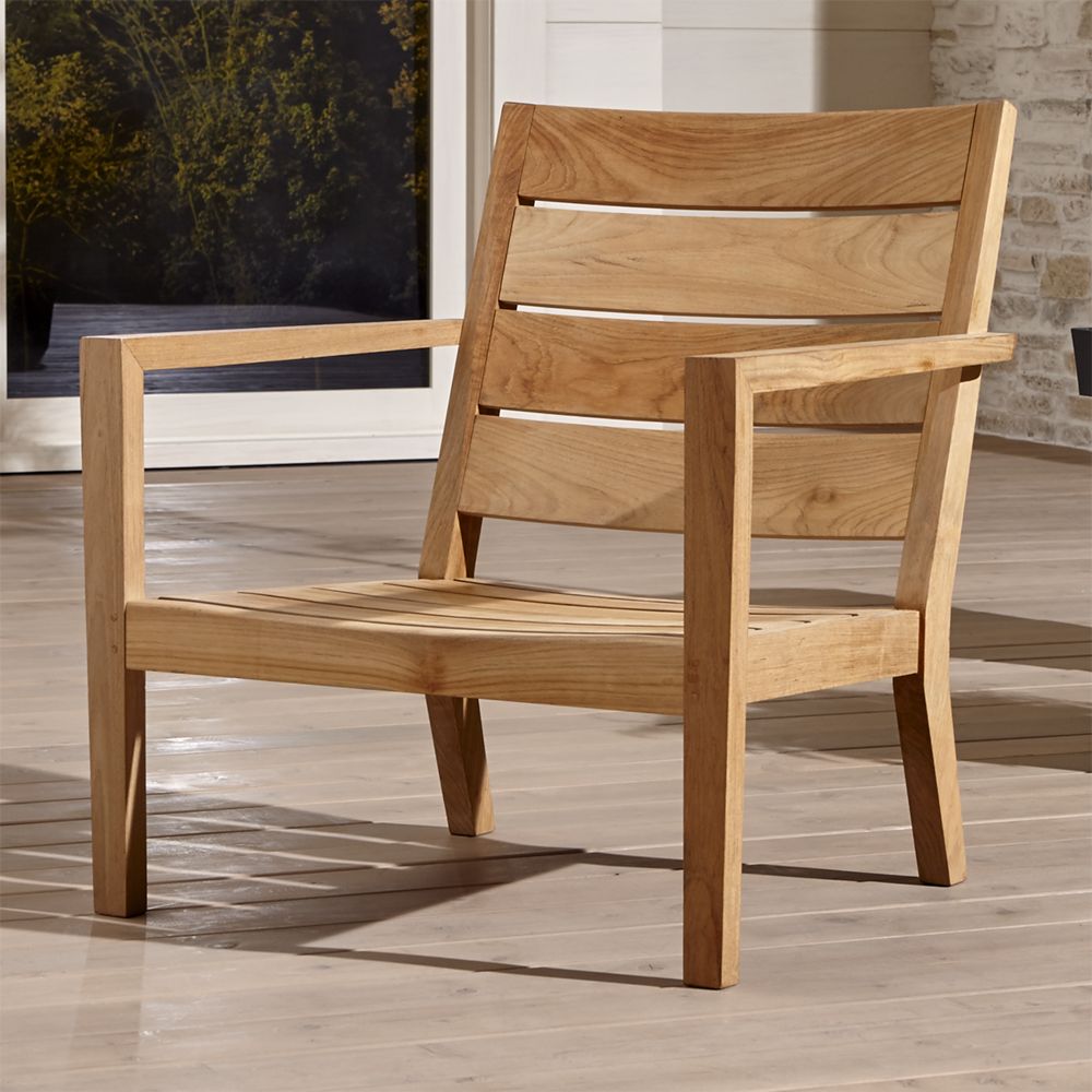 Regatta Lounge Chair - Crate and Barrel - Crate and Barrel | Havenly