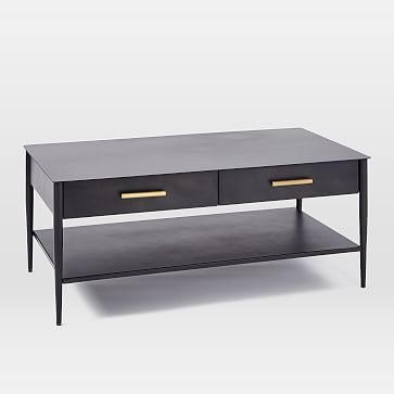 Metalwork Coffee Table: Hot Rolled Steel - West Elm | Havenly