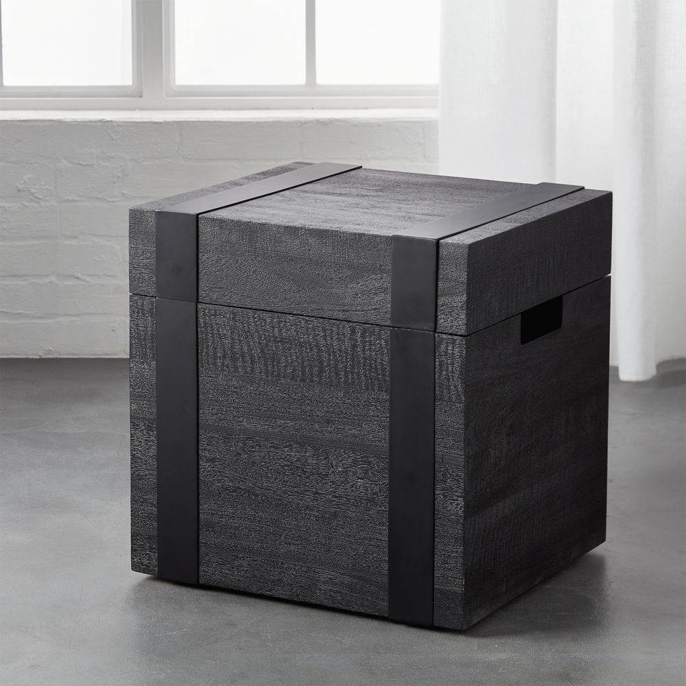 Black Square Trunk - CB2 | Havenly