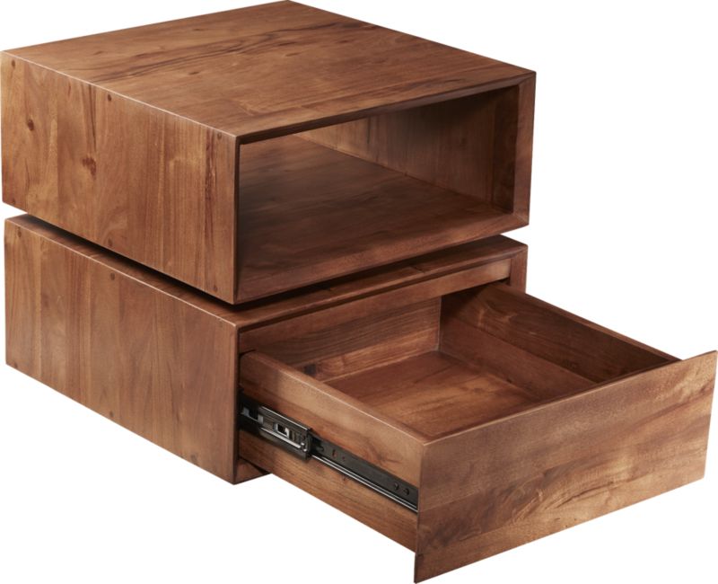 Spin Rotating Side Table CB2 Havenly
