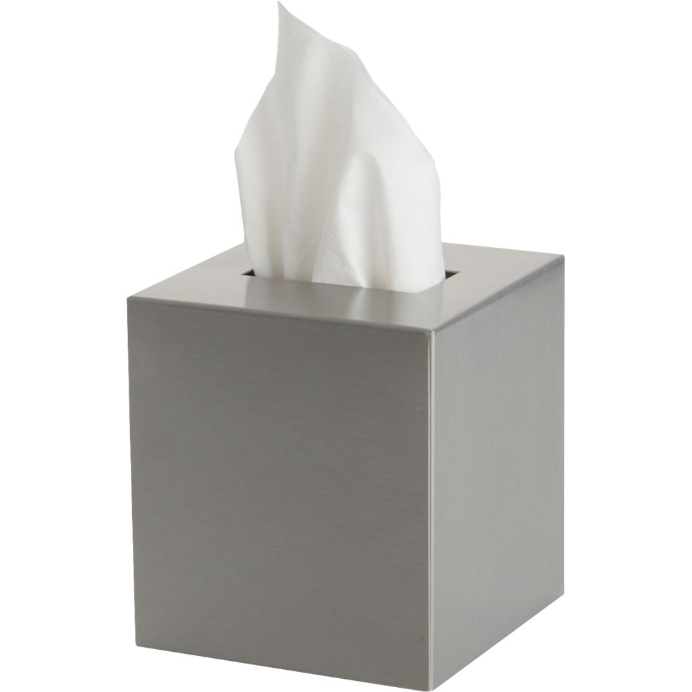 stainless steel tissue box cover - CB2 | Havenly
