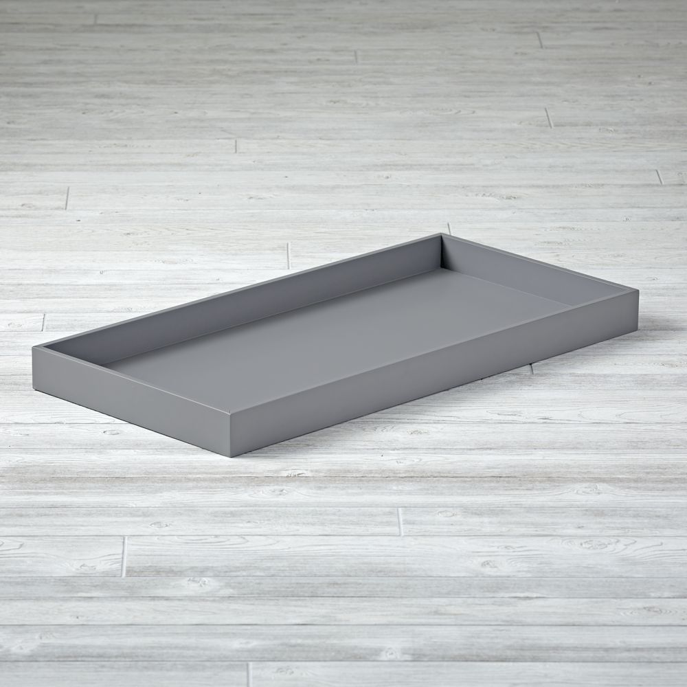 Grey Changing Table Topper - Crate & Kids | Havenly