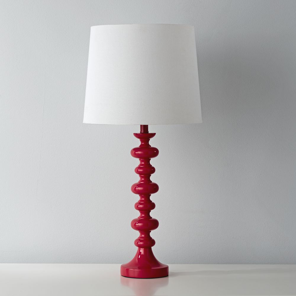 Jenny Lind Table Lamp (Pink) - Crate and Barrel | Havenly