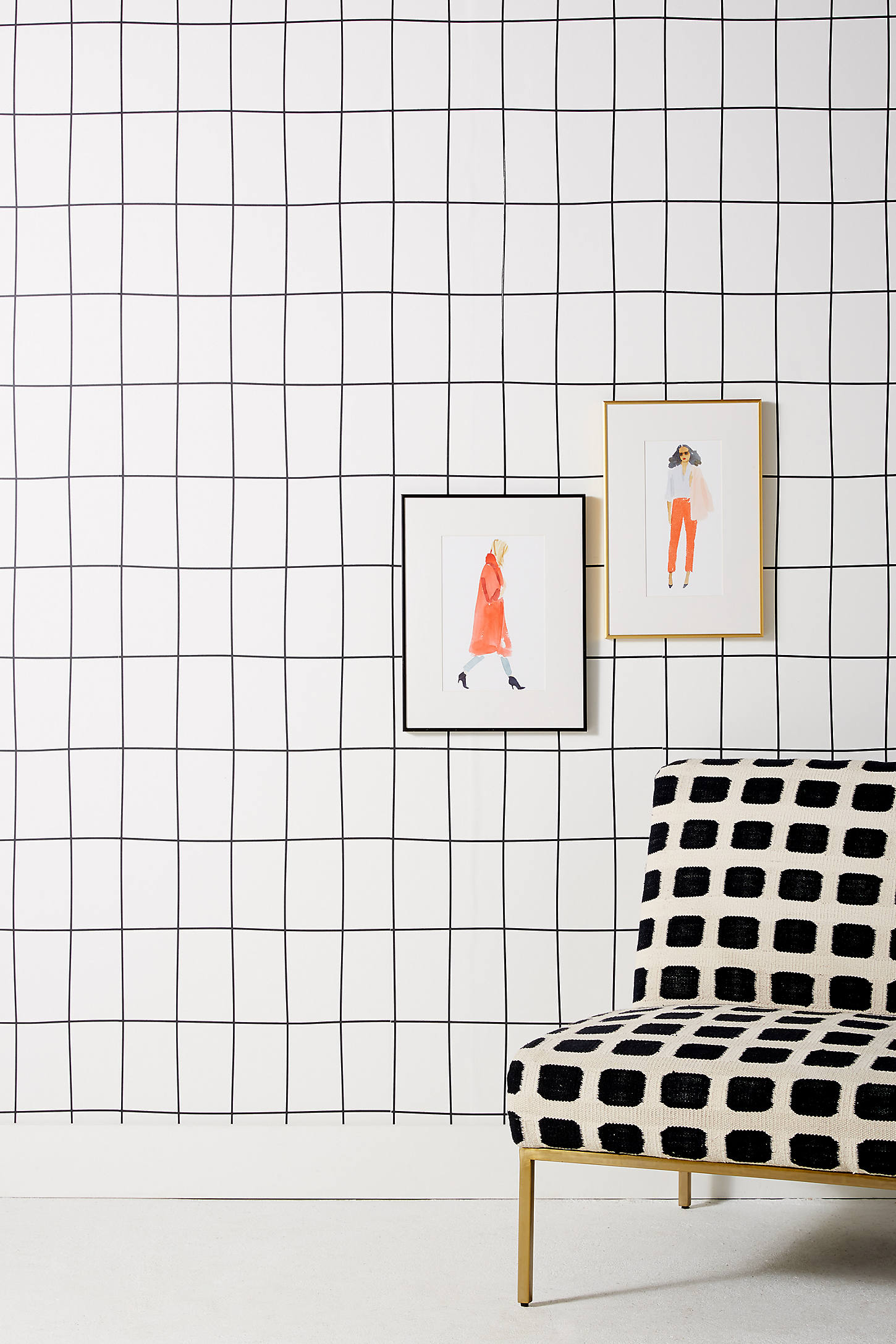 Off The Grid Wallpaper - Anthropologie | Havenly