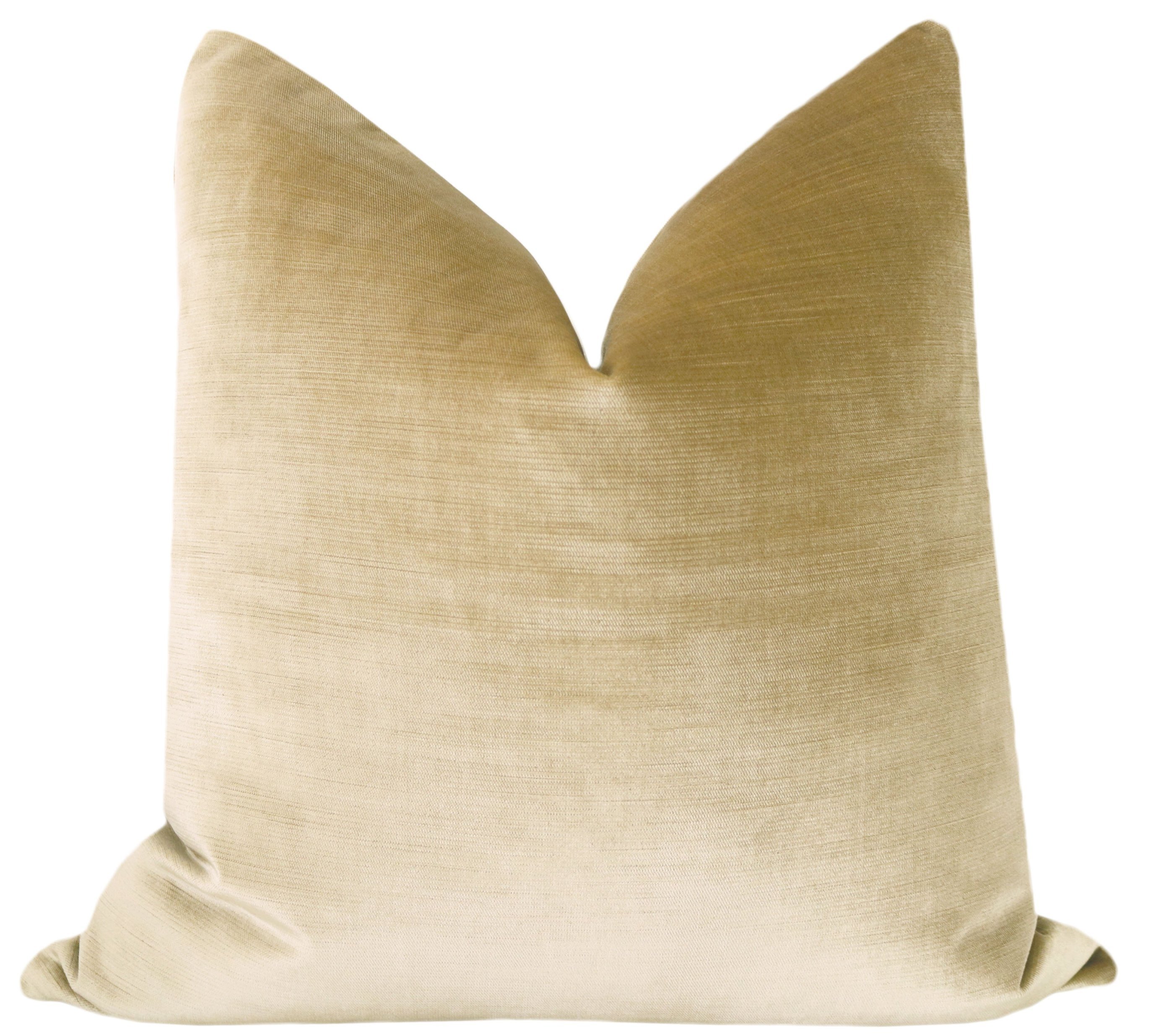 FAUX SILK VELVET // CHAMPAGNE - LITTLE LUMBAR 12" X 18" - Little Design ...